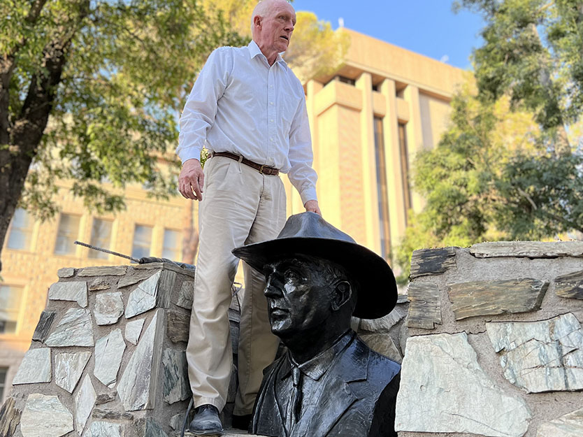 Bowers replaces stolen Hayden bust at Arizona Capitol | Arizona Capitol ...