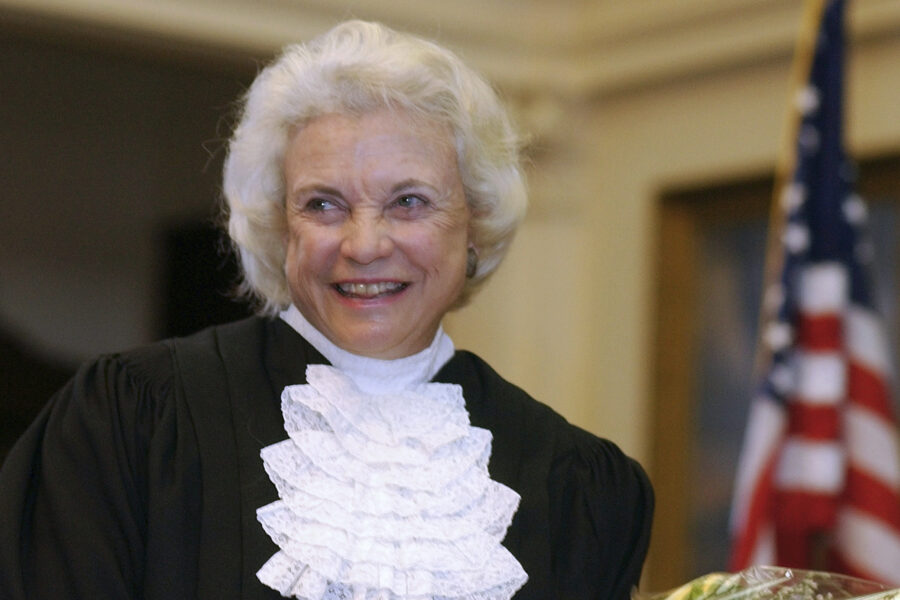Retired Justice Sandra Day O’Connor, the first woman on the Supreme ...